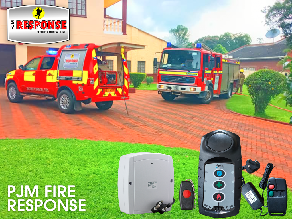 Panic Package GSM Security Medical Fire Panel with Siren - PJM Response